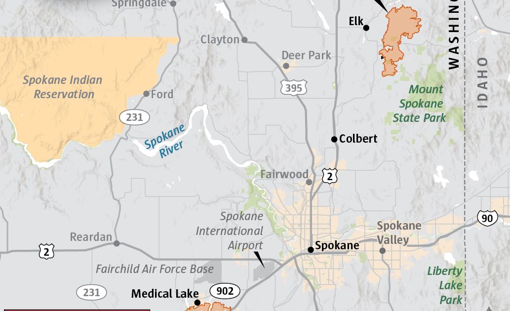 All evacuations lifted for Gray and Oregon Road fires in Spokane County ...