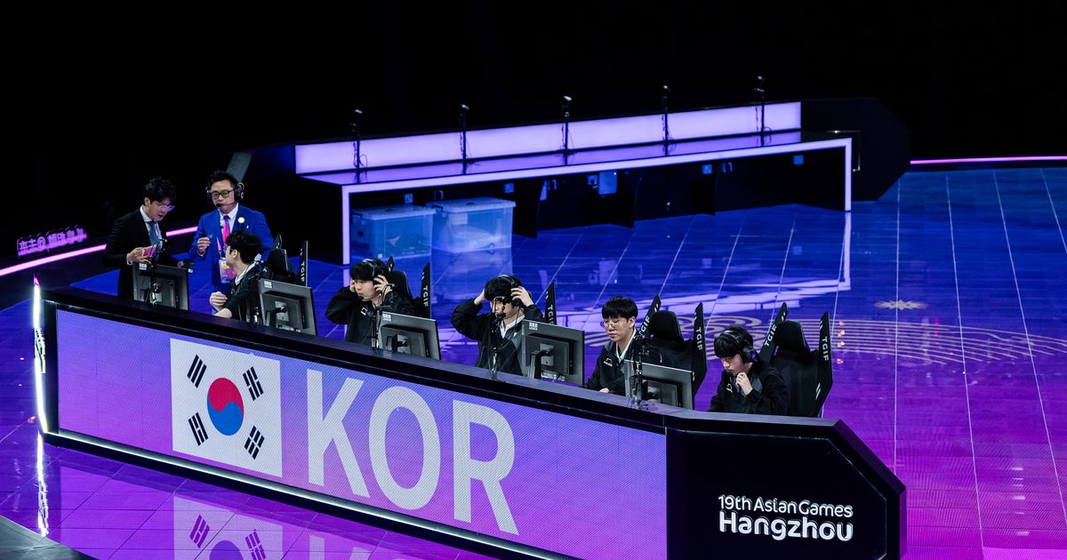 South Korean League of Legends team wins gold at Asian Games. Players ...