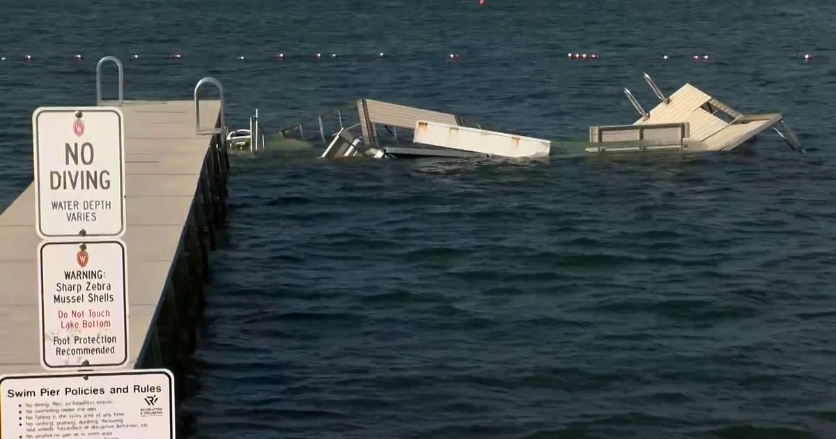 Pier collapses on University of Wisconsin campus. One hospitalized, 20 ...