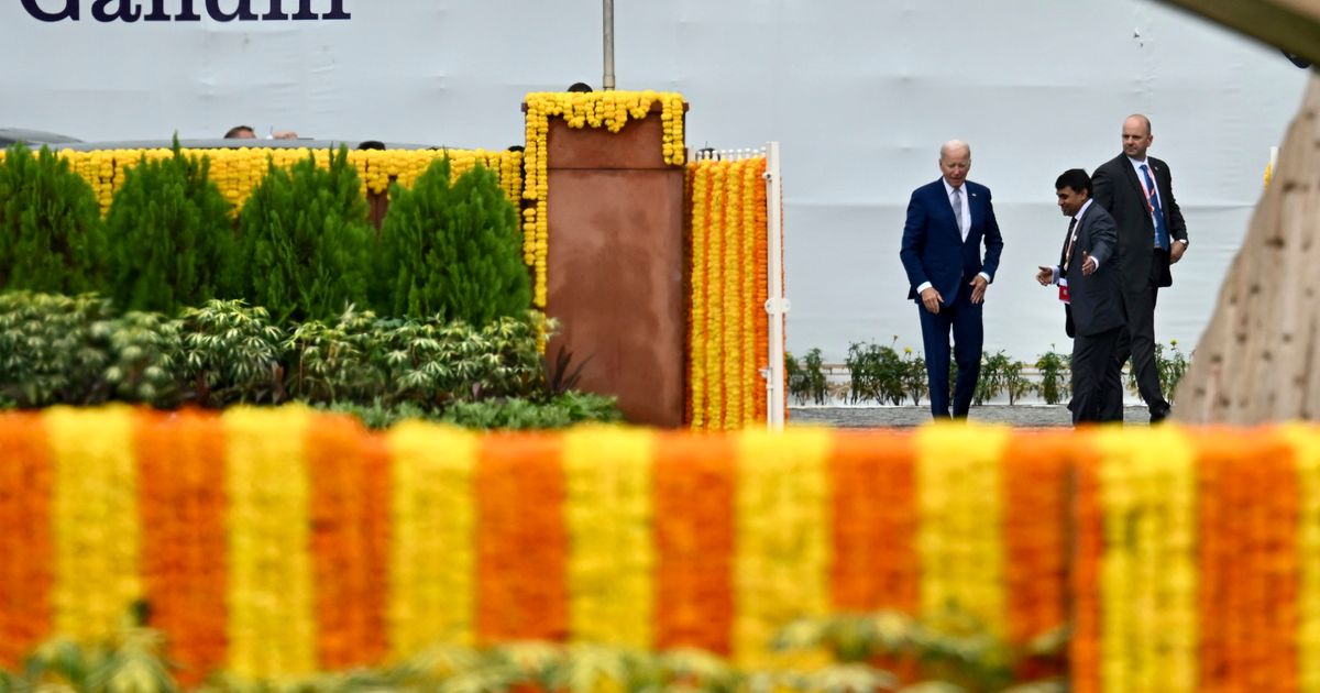 G20 leaders pay respects at Gandhi memorial as they wrap up Indian ...