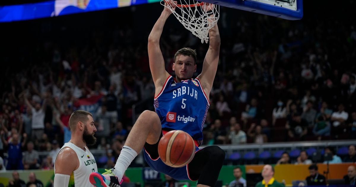 Serbia moves into World Cup semifinals by beating Lithuania, which had ...