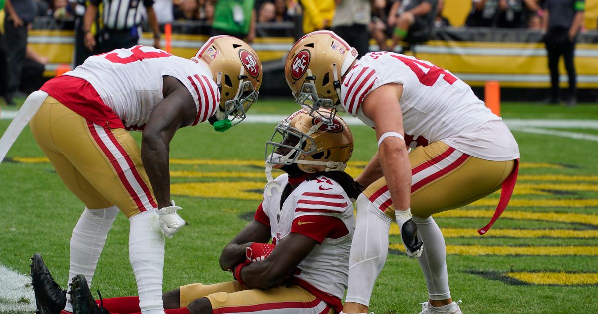 Purdy throws 2 TDs in return from elbow surgery; 49ers drill Steelers ...