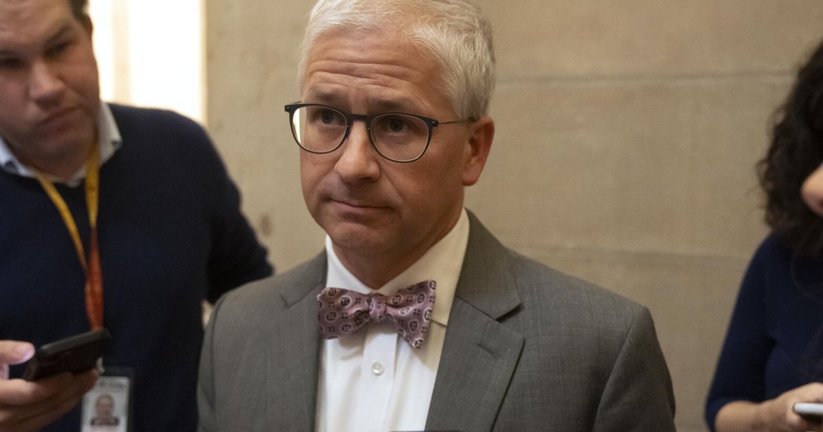 Rep. Patrick McHenry of North Carolina is the leader of the House, at ...