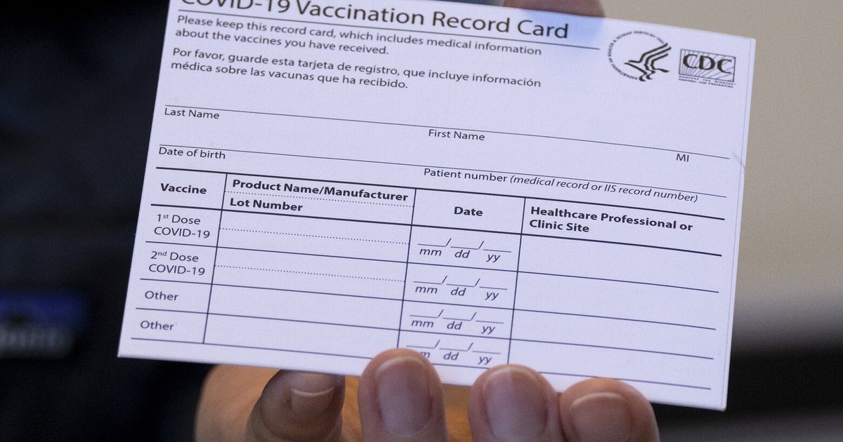Say goodbye to the COVID-19 vaccination card. The CDC has stopped ...