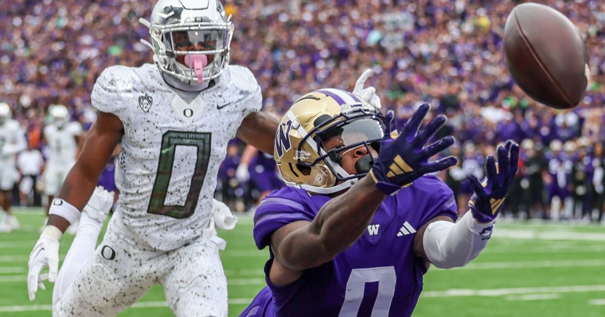 Photos: UW walkoff win over Oregon, 36-33 | The Seattle Times
