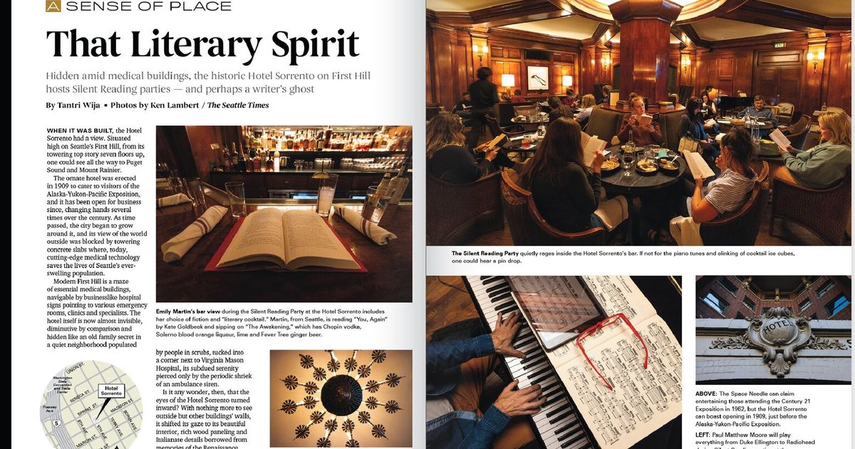 We’re making space for a new weekly feature called A Sense of Place ...