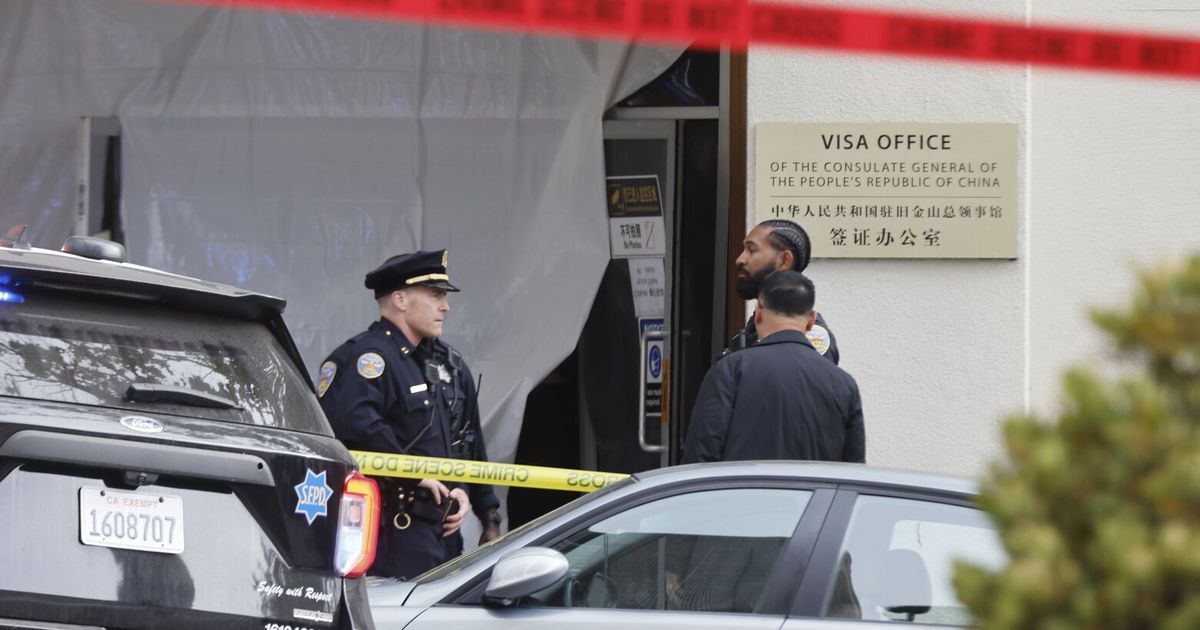 Man who crashed into Chinese Consulate in San Francisco was armed with ...