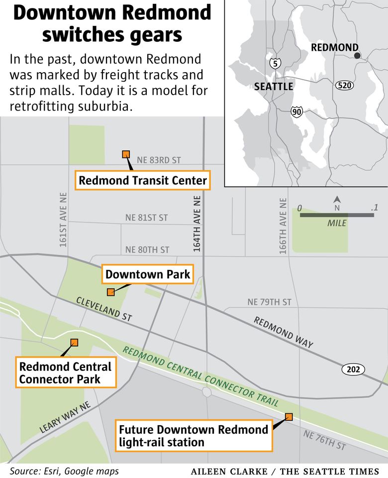Redmond Transit Center Map
