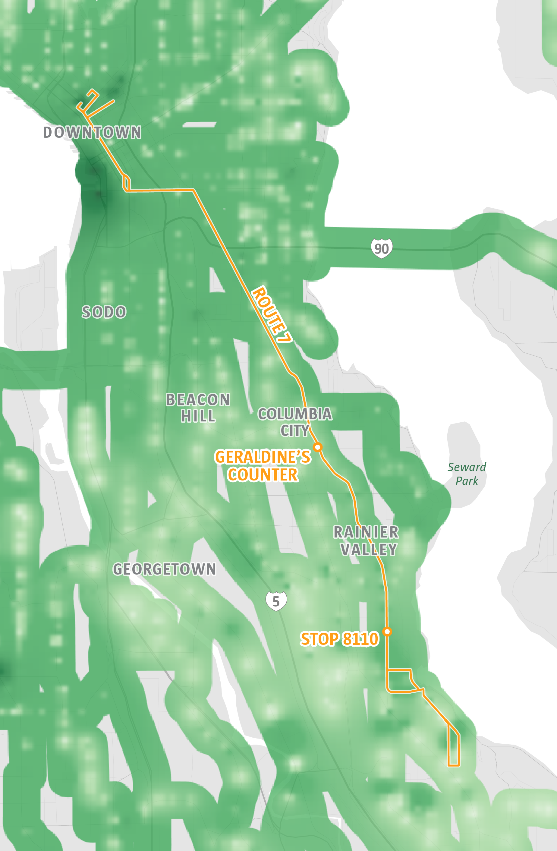 Analysis of 7,000 King County bus stops shows where highest ridership ...