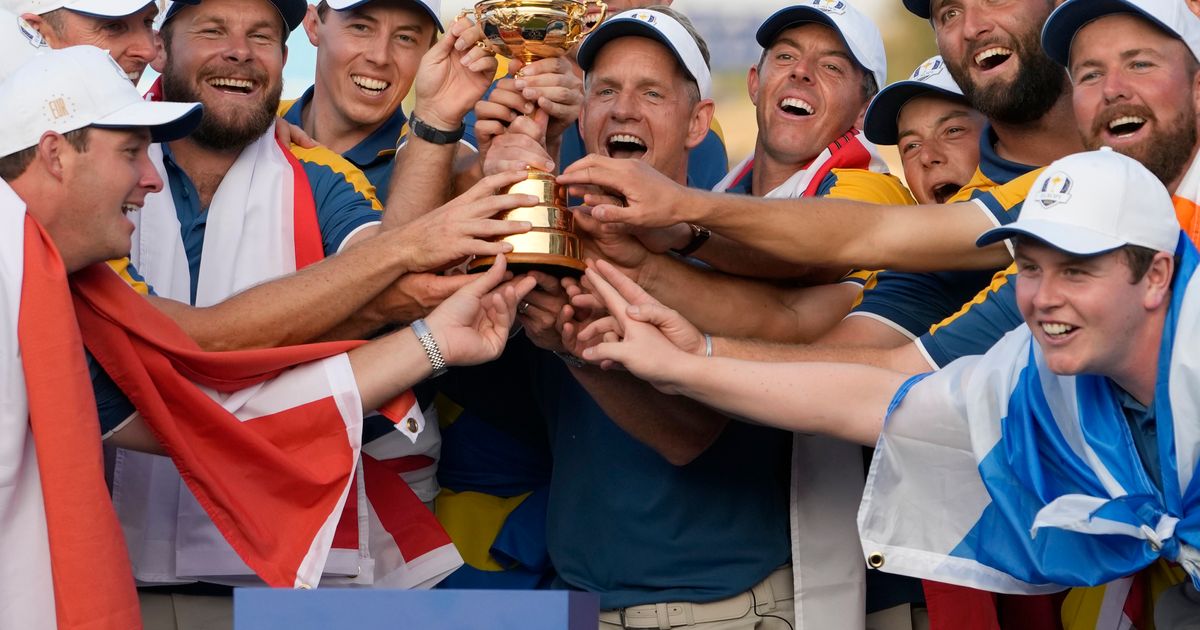 Ryder Cup in Rome stays right at home for the Europeans. The US loses ...