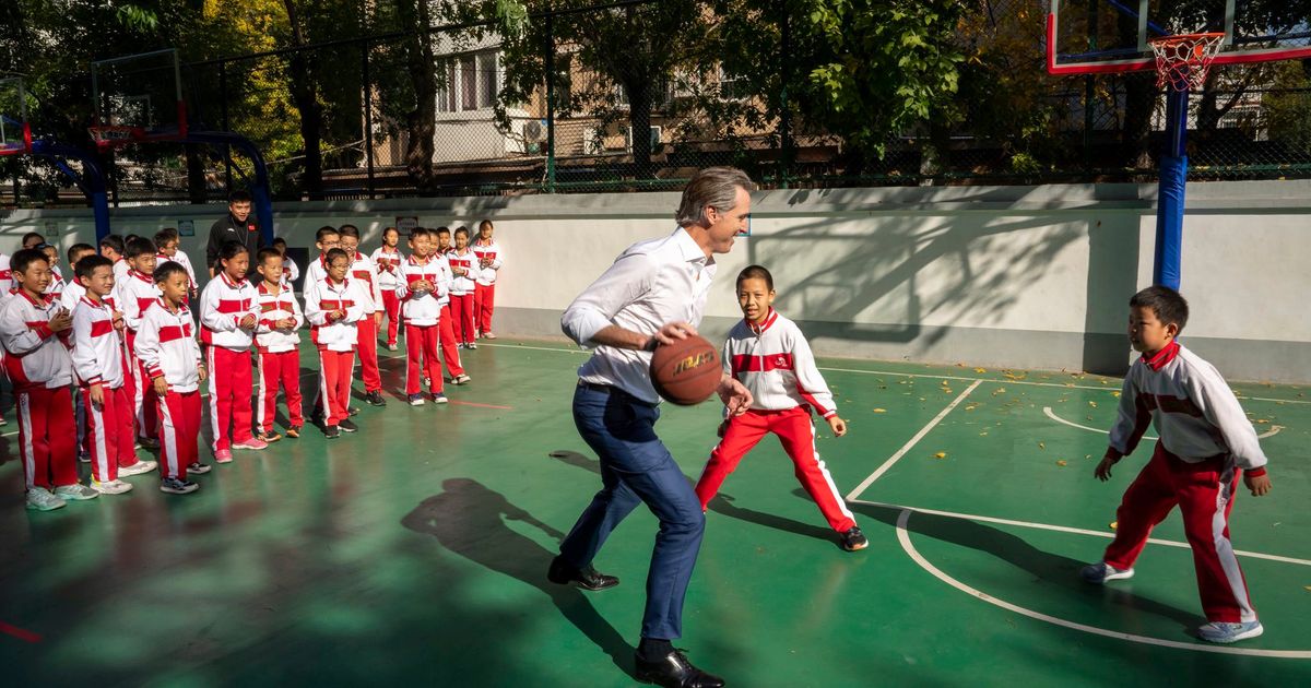 California’s Newsom plays hardball in China, collides with student ...