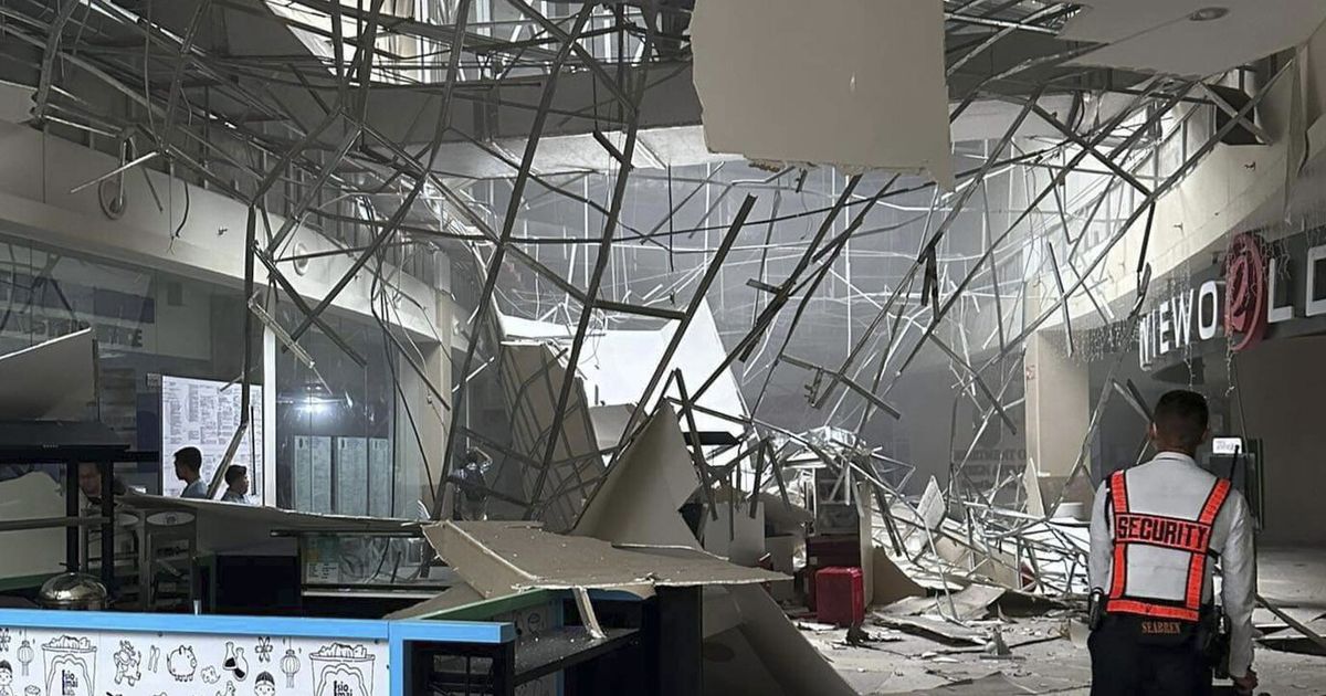 Powerful earthquake shakes southern Philippines, causing ceilings to ...