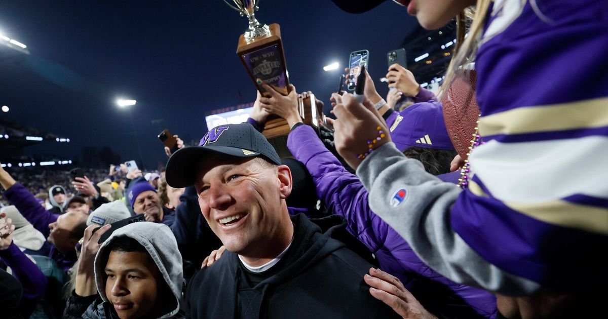 Kalen DeBoer just had his signature moment on Montlake in UW’s Apple ...