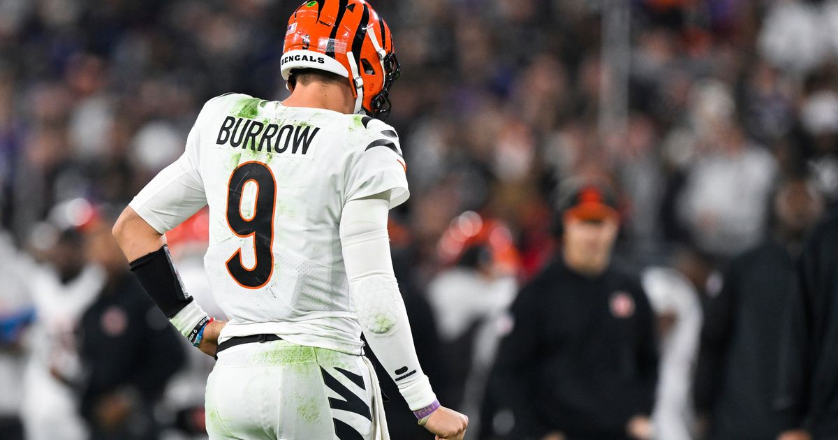 Joe Burrow is out for the rest of the season with a torn ligament in ...