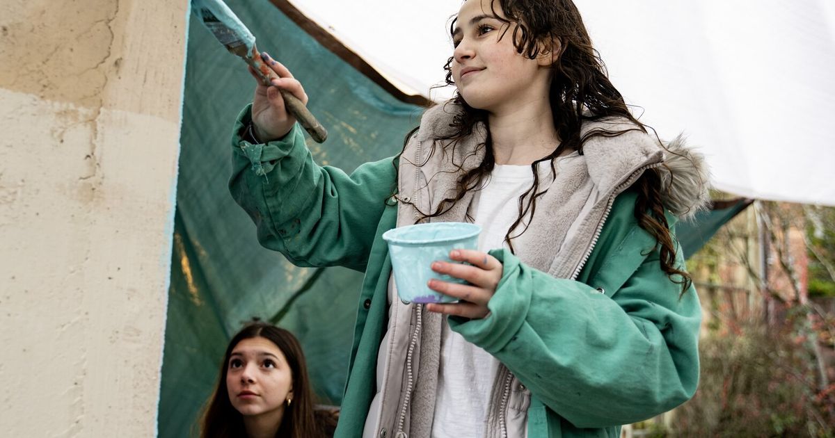 Student murals ‘cover up’ hate on vandalized Seattle synagogue wall ...