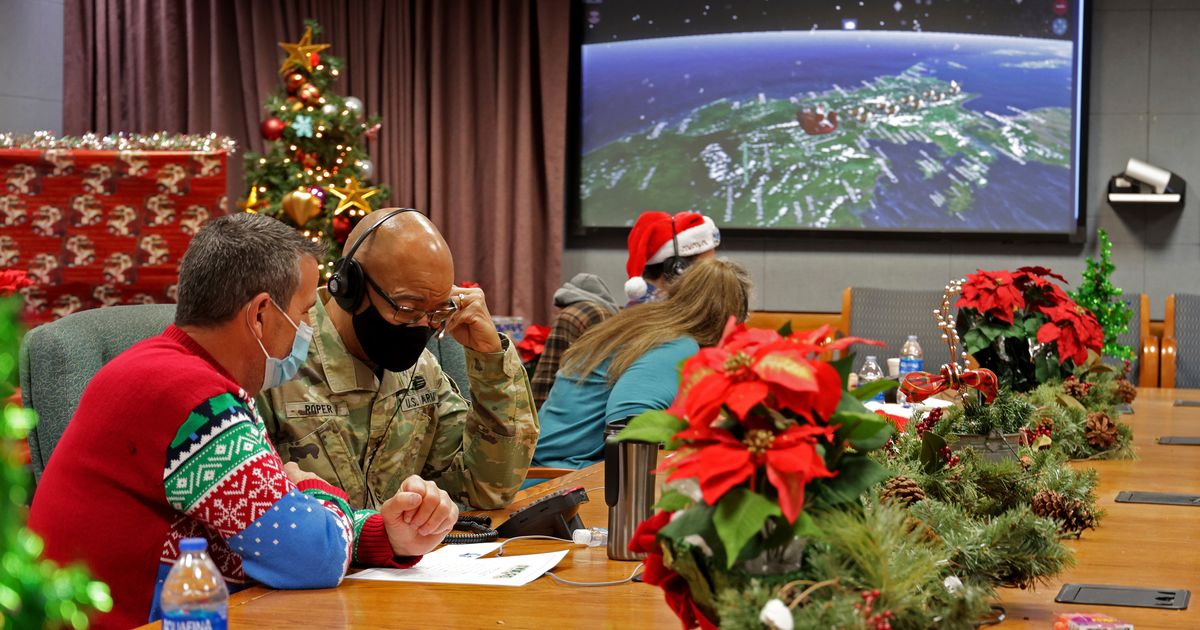 A North American military command is tracking Santa’s every move and ...