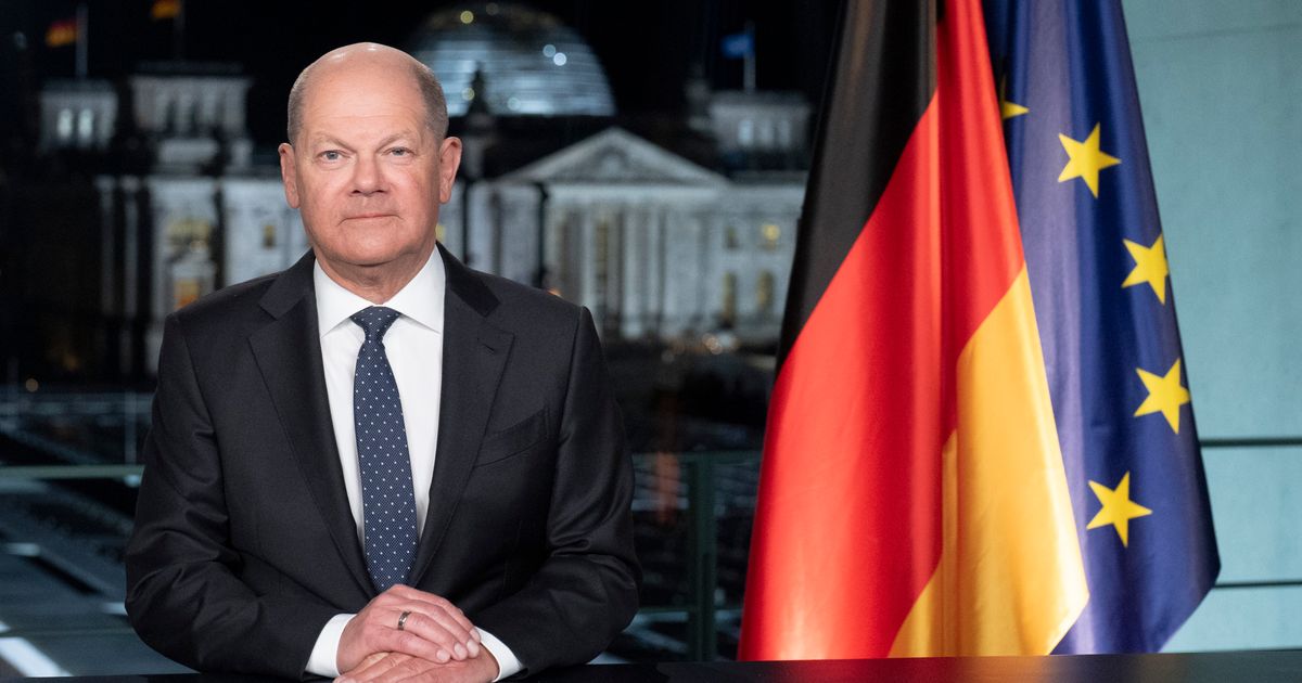 In a crisis-ridden world, Germany’s chancellor uses his New Year’s ...