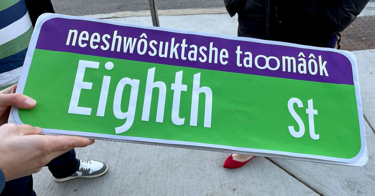 Native American translations are being added to more U.S. road signs to ...