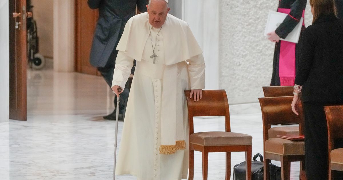 The pope says he wants to be buried in the Rome basilica, not in the ...