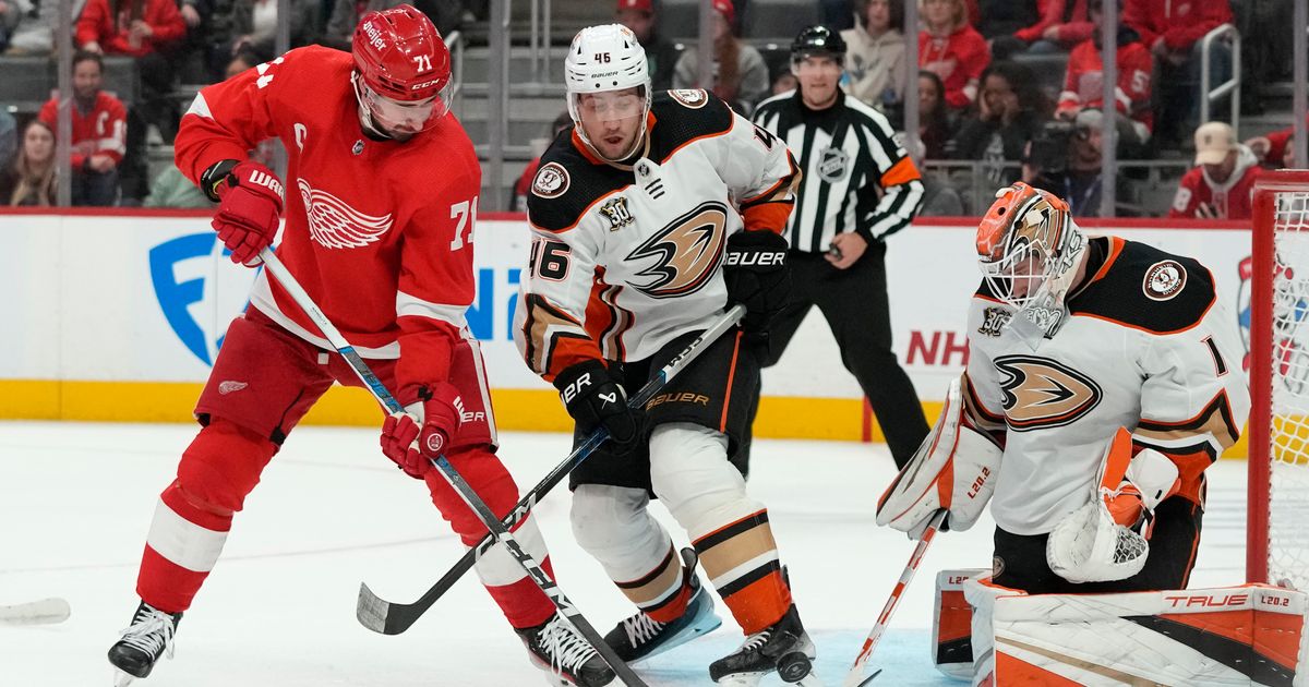 Red Wings captain Dylan Larkin records assist nine days after getting ...