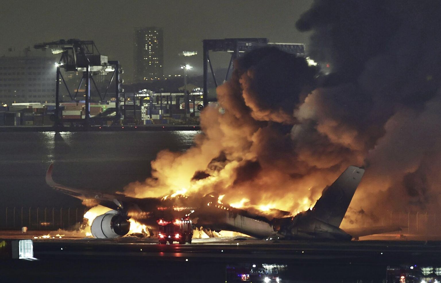 As flames surged, order prevailed inside a Japan Airlines jet | The ...