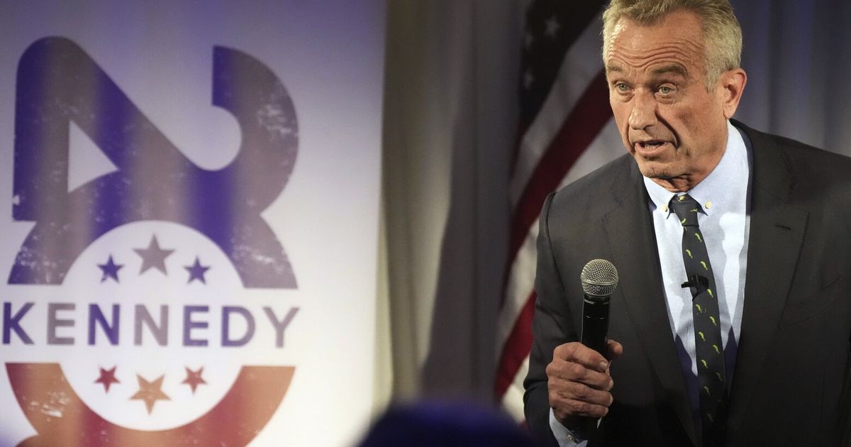 Robert F. Kennedy Jr. files as presidential candidate in Utah, the ...