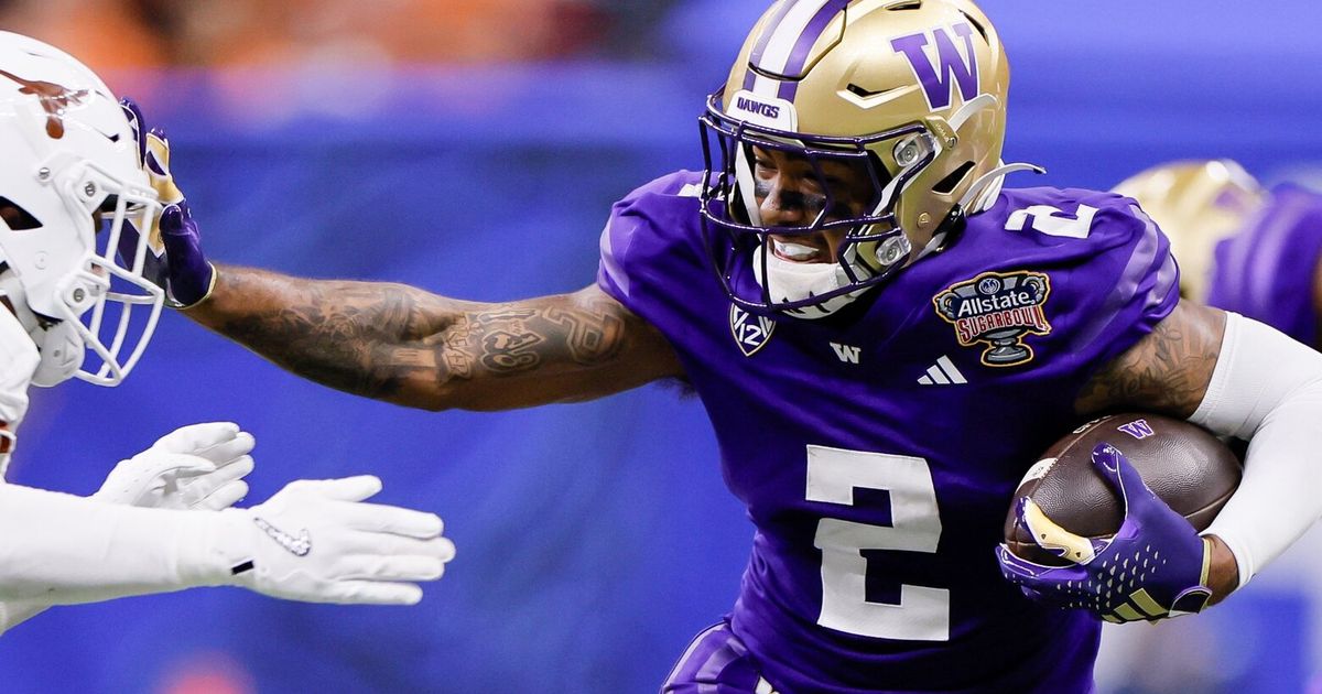 UW Huskies receiver Ja’Lynn Polk declares for 2024 NFL draft | The ...