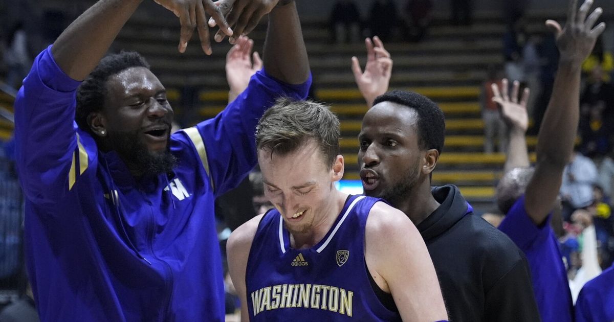 Moses Wood beats the buzzer with a three as UW men survive vs. Cal ...