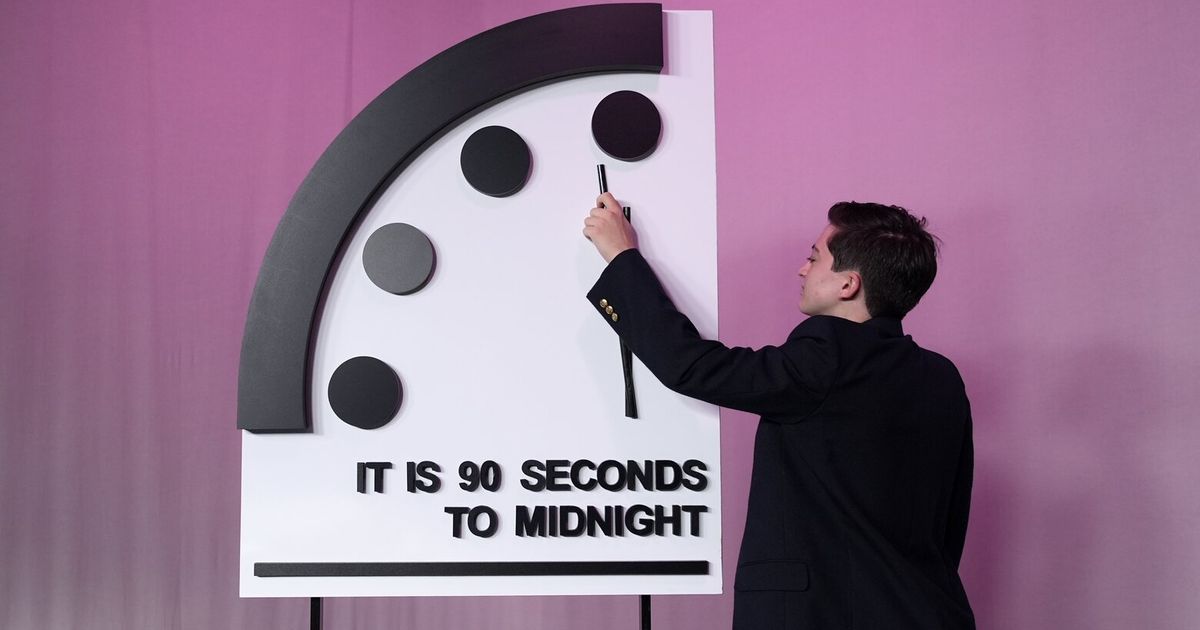 ‘Doomsday Clock’ signals existential threats of nuclear war, climate ...
