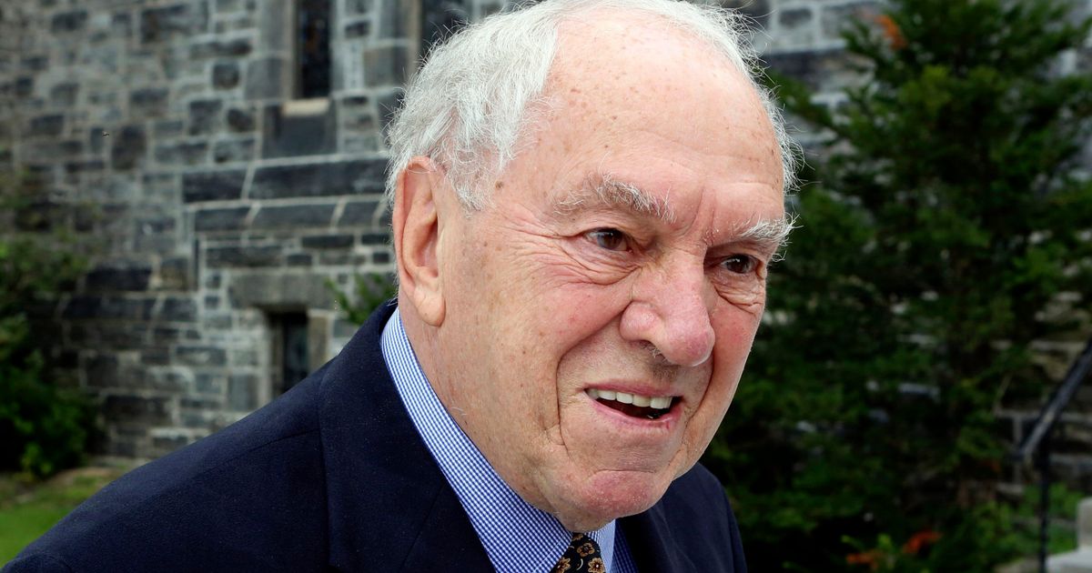 Former Canadian political leader Ed Broadbent, a social democracy ...