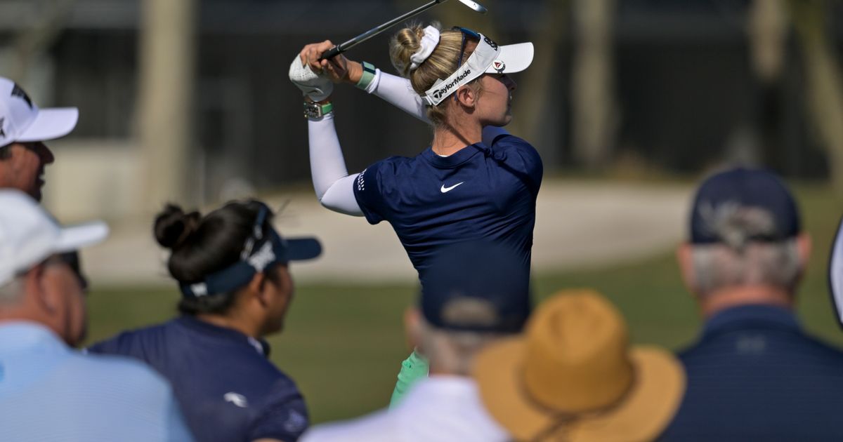 Nelly Korda finishes strong, takes 2-shot lead at LPGA Drive On ...