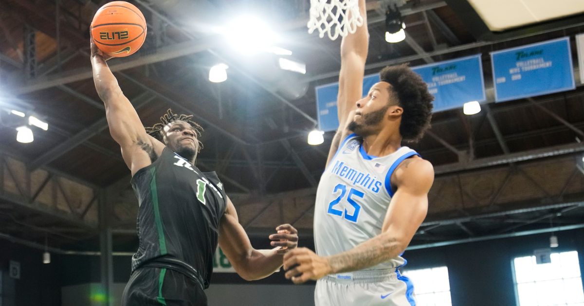 Sion James scores season-high 22 points, Tulane beats No. 10 Memphis 81 ...