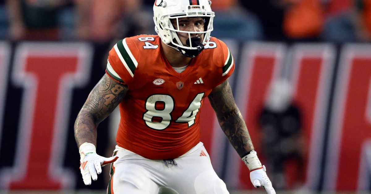 Miami TE Cam McCormick says he’s coming back for 9th year of college ...