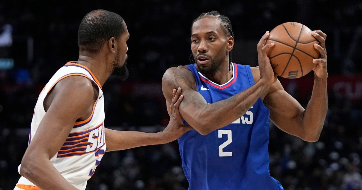 Clippers sign 2-time NBA Finals MVP Leonard to a 3-year extension worth ...