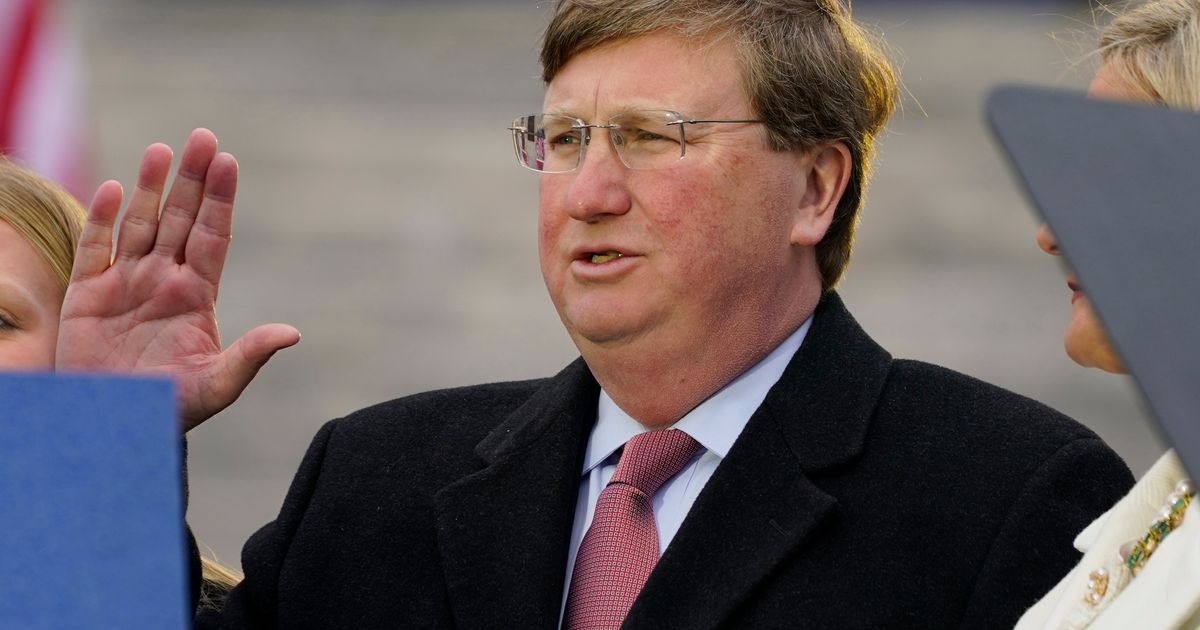 Mississippi governor, in second inauguration, says he wants young people to stop leaving the ...