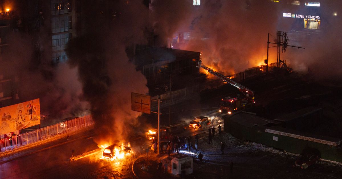 Collision of gas truck and car in Mongolia sets off explosions that ...