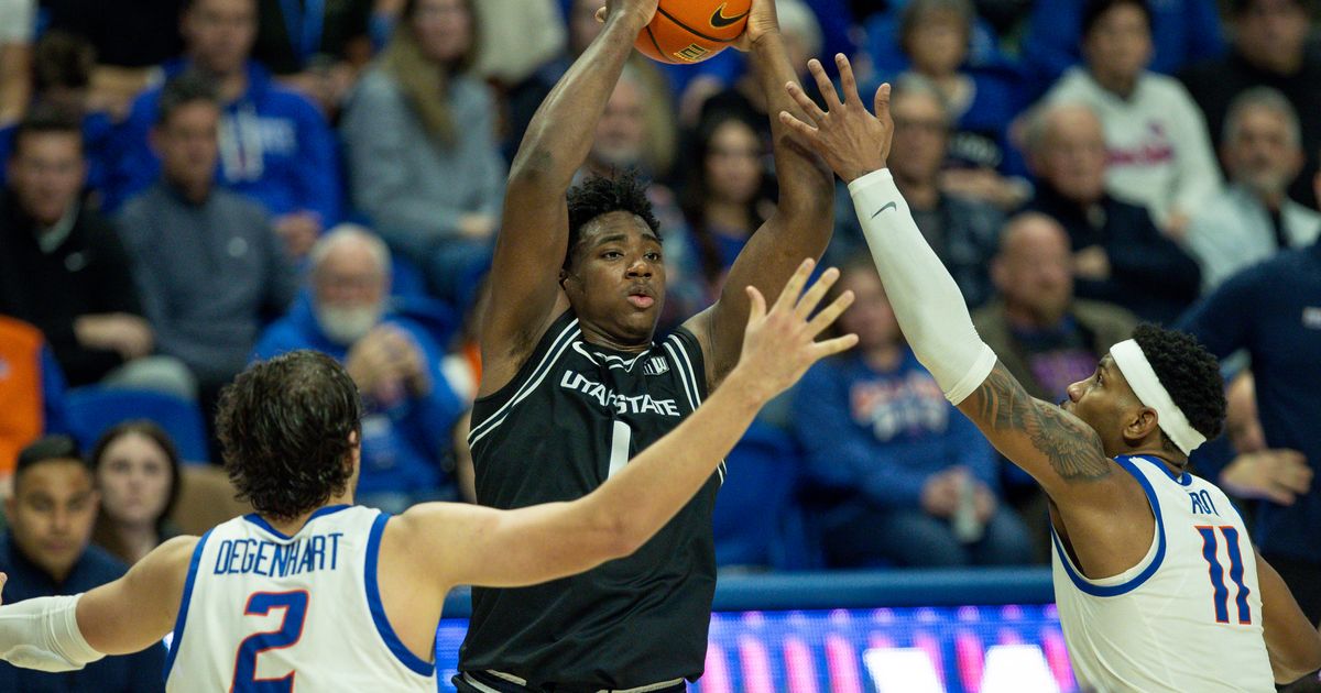 Darius Brown II leads No. 18 Utah State over Boise State in overtime ...