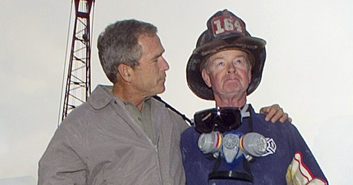 Bob Beckwith, retired firefighter in famous image with Bush after 9/11, dies at 91 | The Seattle ...