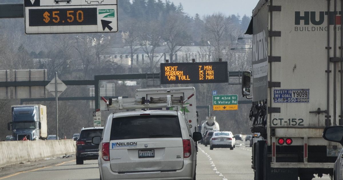 What to know as $15 maximum tolls begin on I-405 and Highway 167 in WA ...