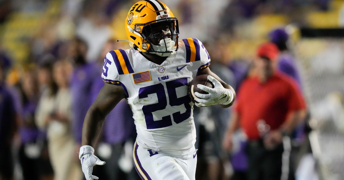 Louisiana State University running back charged with attempted second ...
