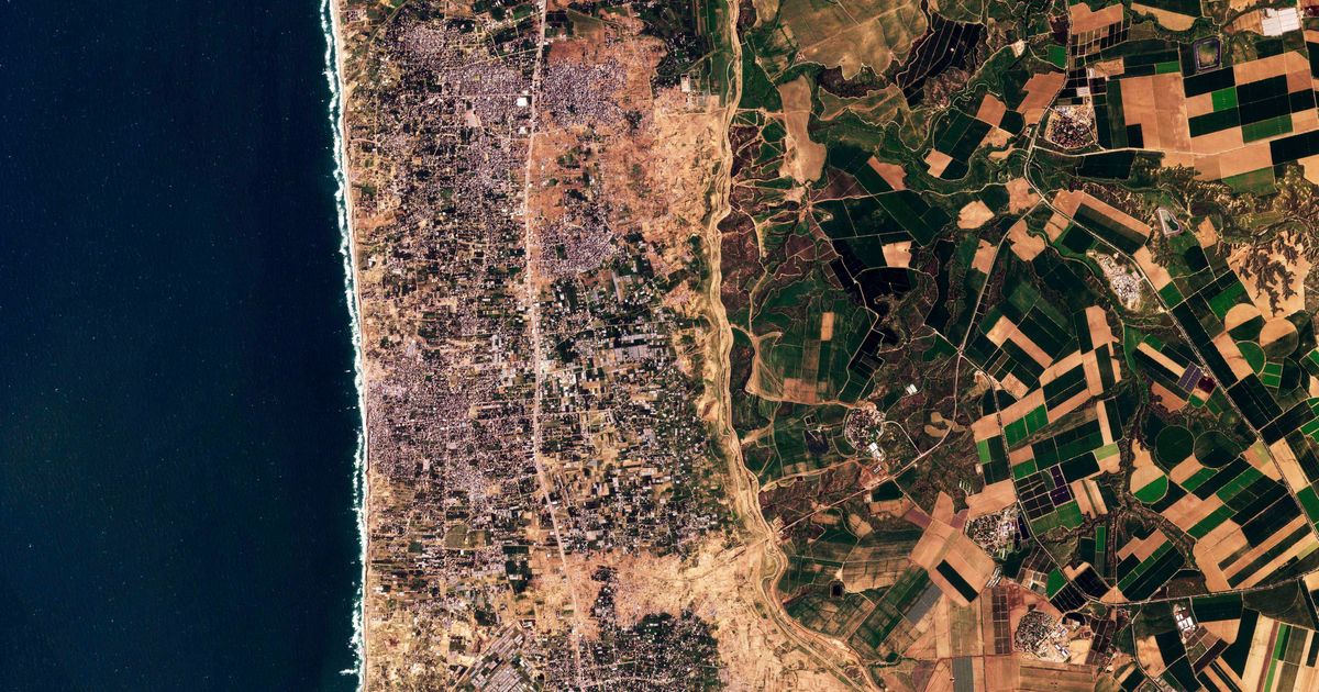 Analysis shows destruction and possible buffer zone along Gaza Strip’s ...