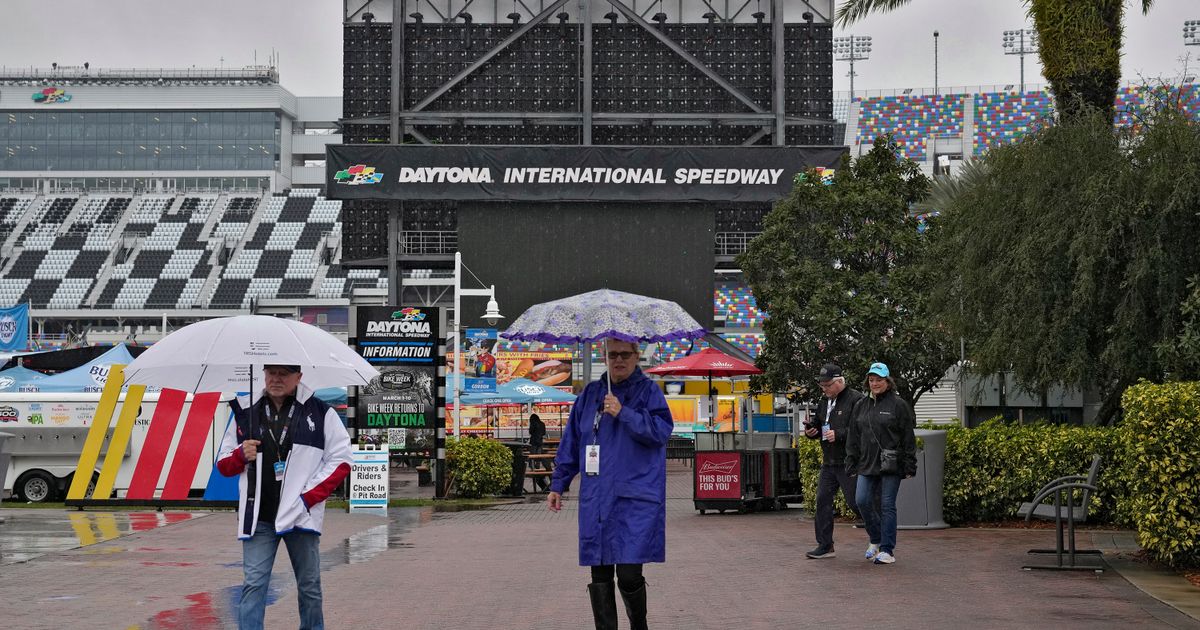 Rain pushes Daytona 500 to Monday in first outright postponement since ...
