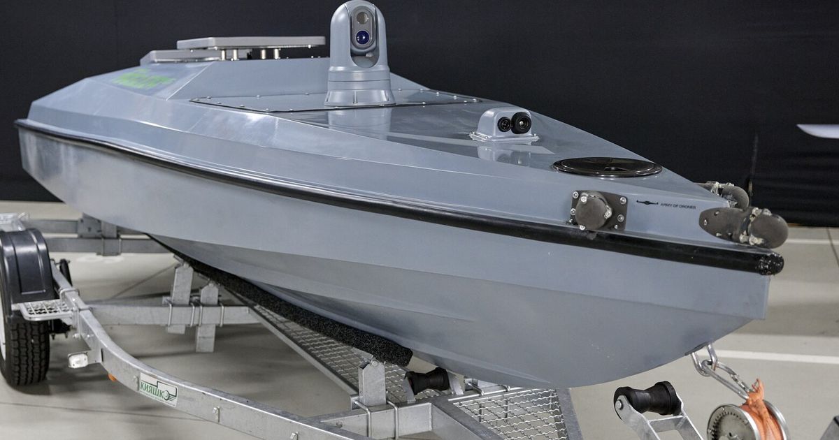 Meet Ukraine’s small but lethal weapon lifting morale: Unmanned sea drones packed with ...
