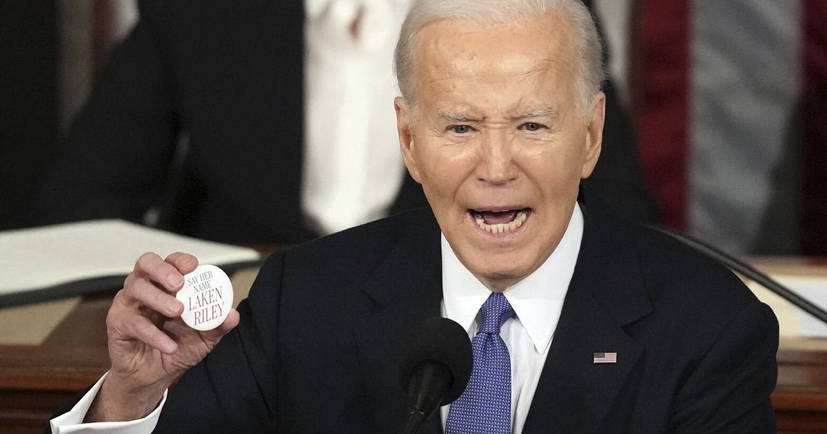 Biden says her name — Laken Riley — at the urging of GOP Rep. Marjorie ...