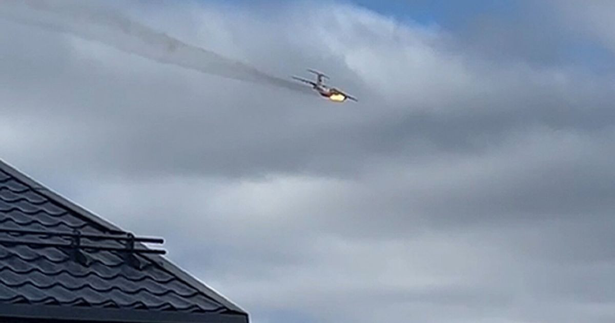 A Russian military transport plane with 15 people on board has crashed ...