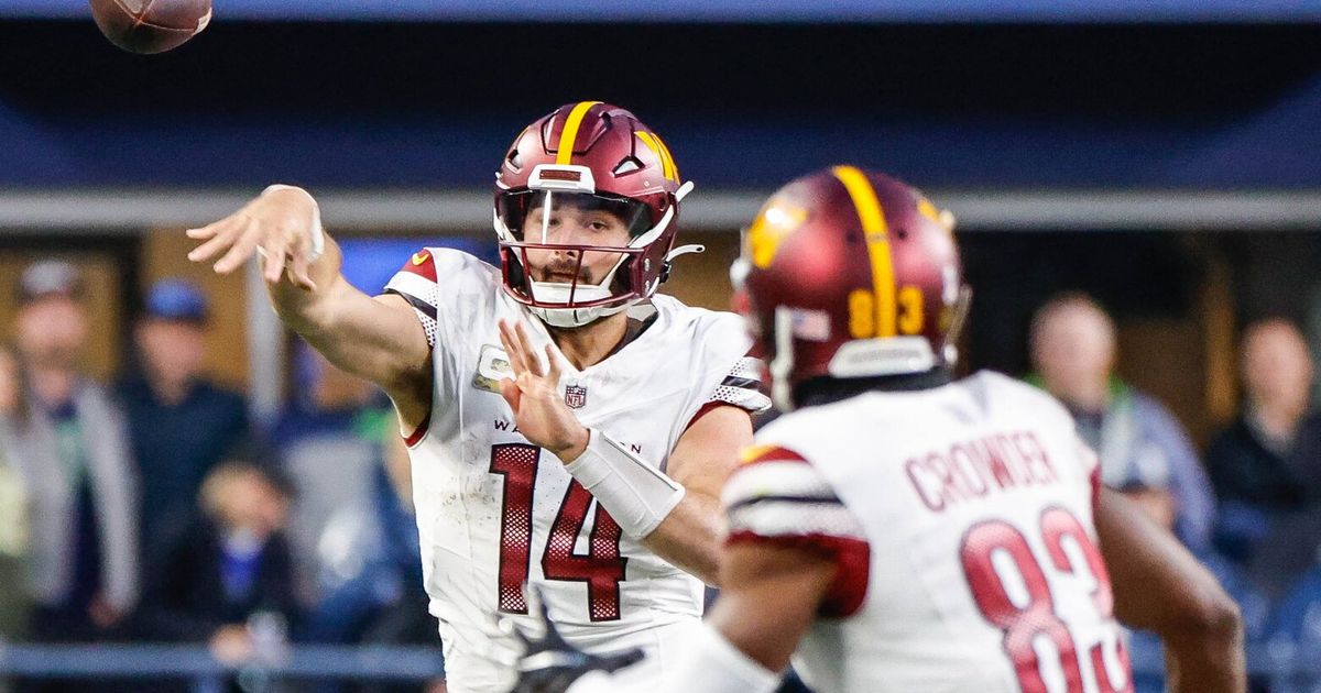 Seahawks trade to get backup quarterback Sam Howell from Commanders ...