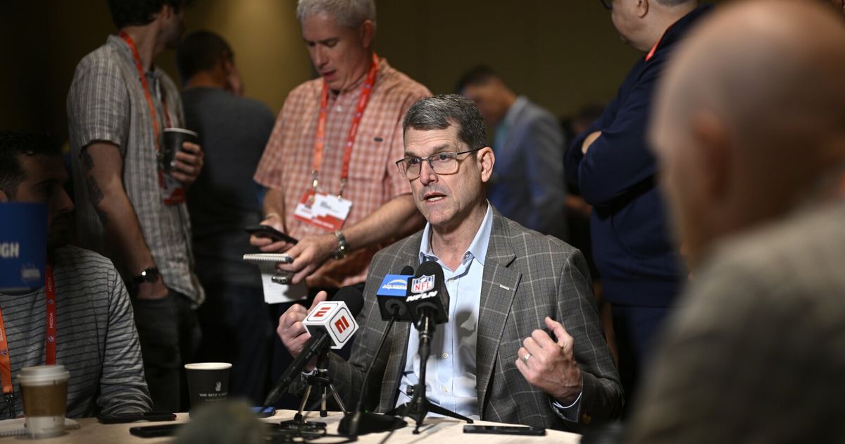 Jim Harbaugh ‘can’t say enough good things’ about Seahawks’ Mike ...