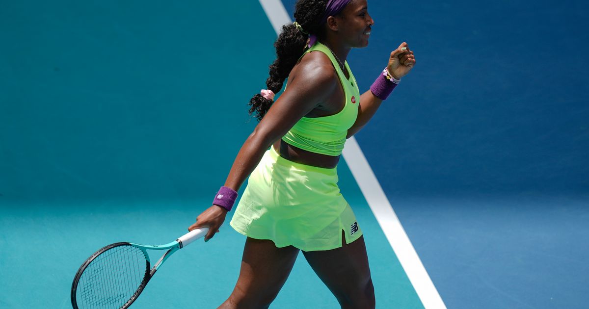 No. 3 Coco Gauff has eyes on winning trophy at home, beats Océane Dodin ...