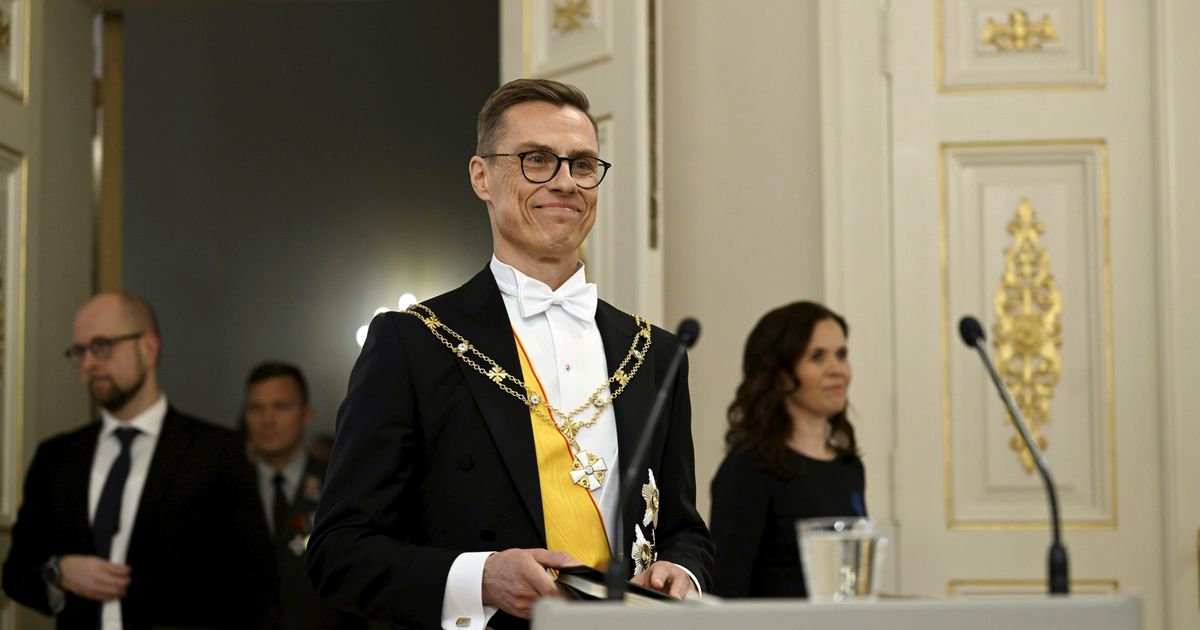 Finland’s new president Alexander Stubb says the Nordic country enters ...