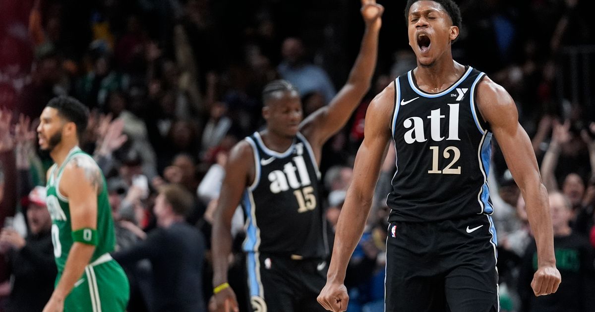 Hawks rally from 30 points down to stun NBA-leading Celtics 120-118 ...